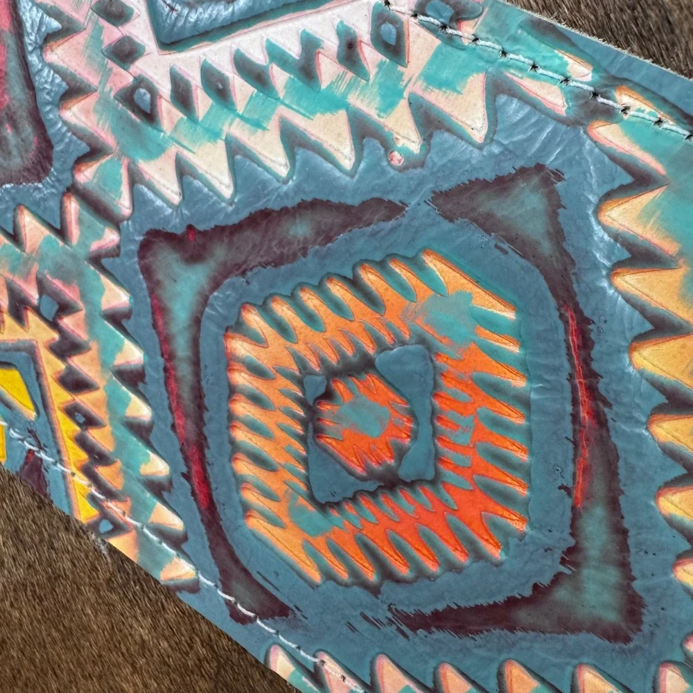 Harley Rhodes | Bags | Dancing Cactus Designs Hair On Leather Fringe ...
